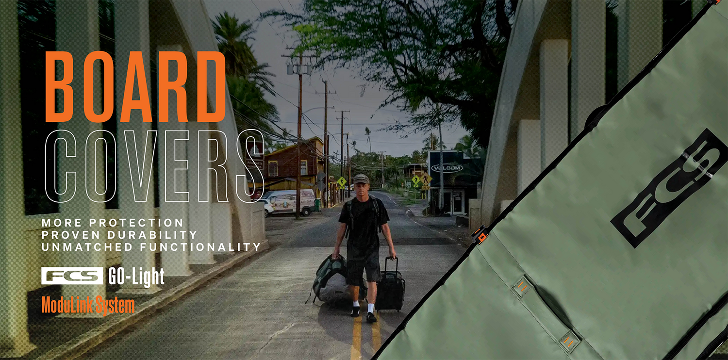 FCS UK: Surfboard Fins, Covers, Traction, Leashes & Surf Travel