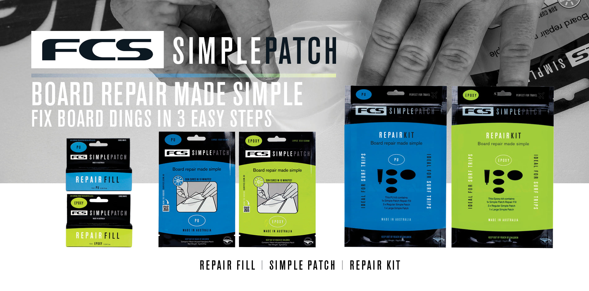 FCS UK: Surfboard Fins, Covers, Traction, Leashes & Surf Travel